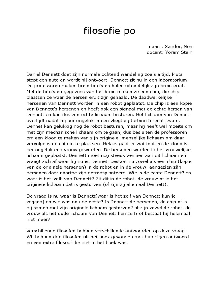 Filosofie Po Opzet (3333) | PDF