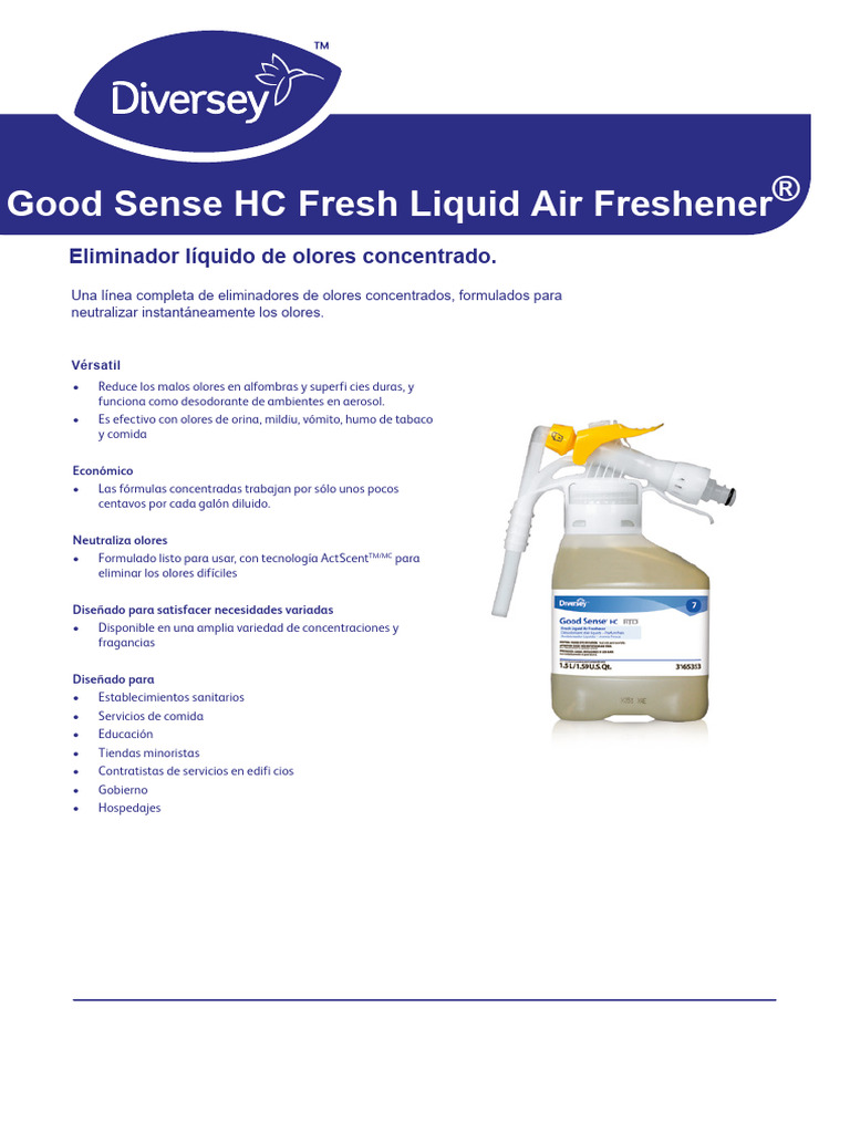 71860 PIS-Good Sense HC FRESH LIQUID AIR FRESHENER-A4-es-MX-HRNC ok | PDF