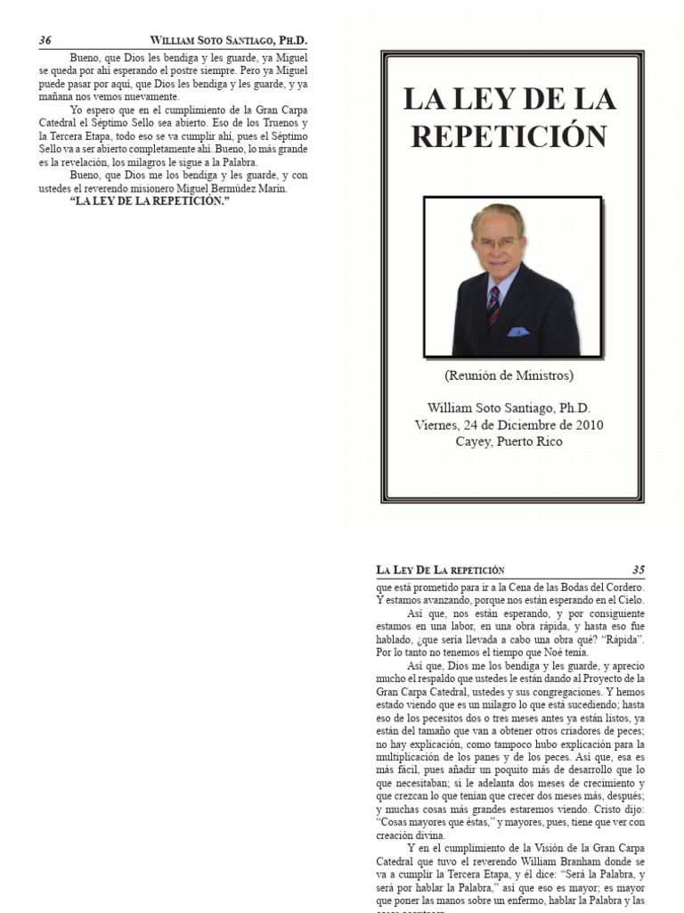 Ley de la Repetición en la Revelación | PDF | Cristo (título) | Moisés