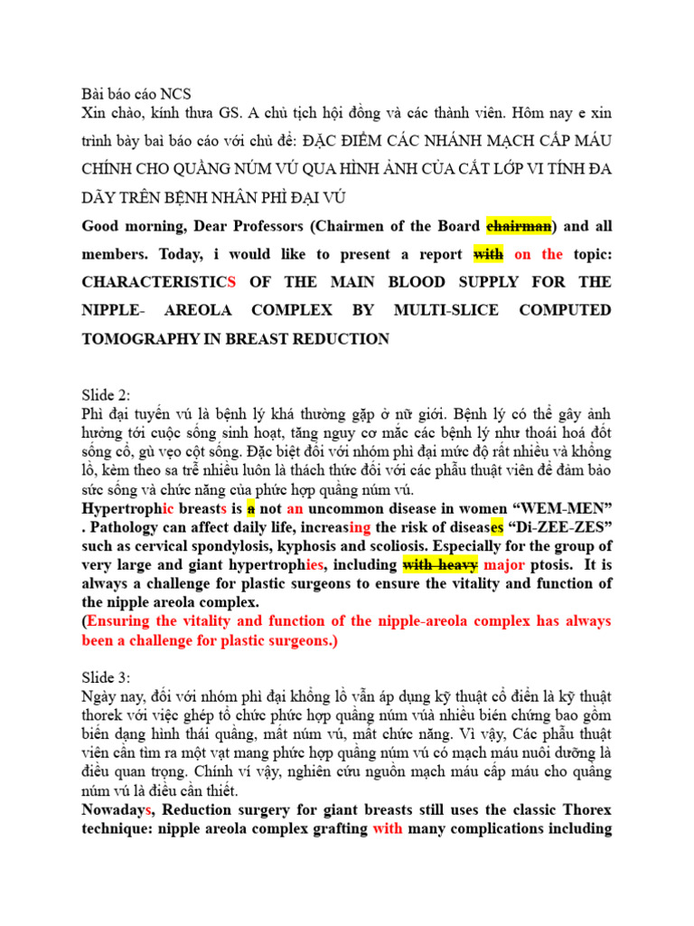 Bài Báo Cáo NCS Part 1 | PDF