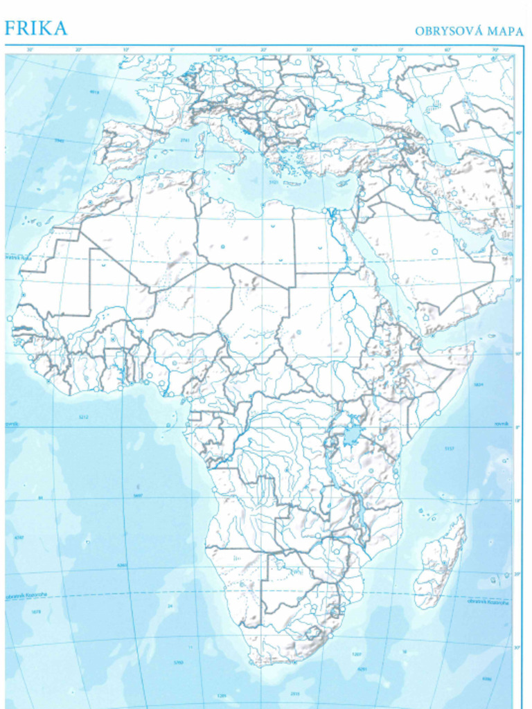 Afrika Slepá Mapa | PDF