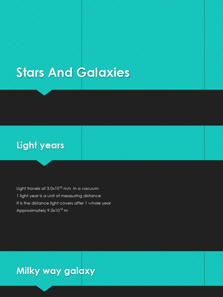 Understanding Stars and Galaxies | PDF | Galaxy | Milky Way