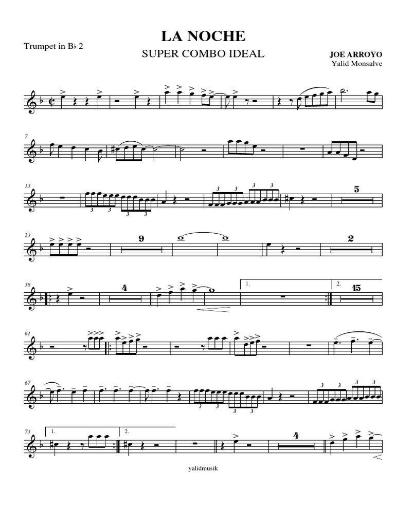Trompeta 2 LA NOCHE | PDF