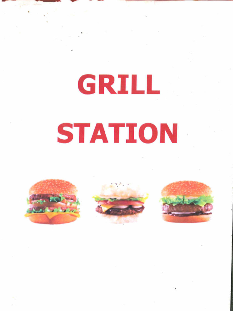 Grill Station | PDF