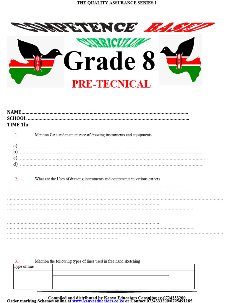 Grade 8 Pretechnical Qs | PDF | Renewable Resources | Renewable Energy Grade 8 Pretechnical Qs | PDF | Renewable Resources | Renewable Energy
