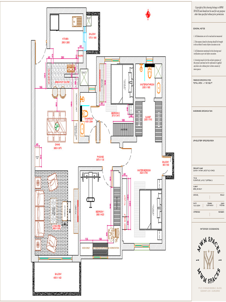 Furniture Layout (Option 2) | PDF | Bedroom | Furniture