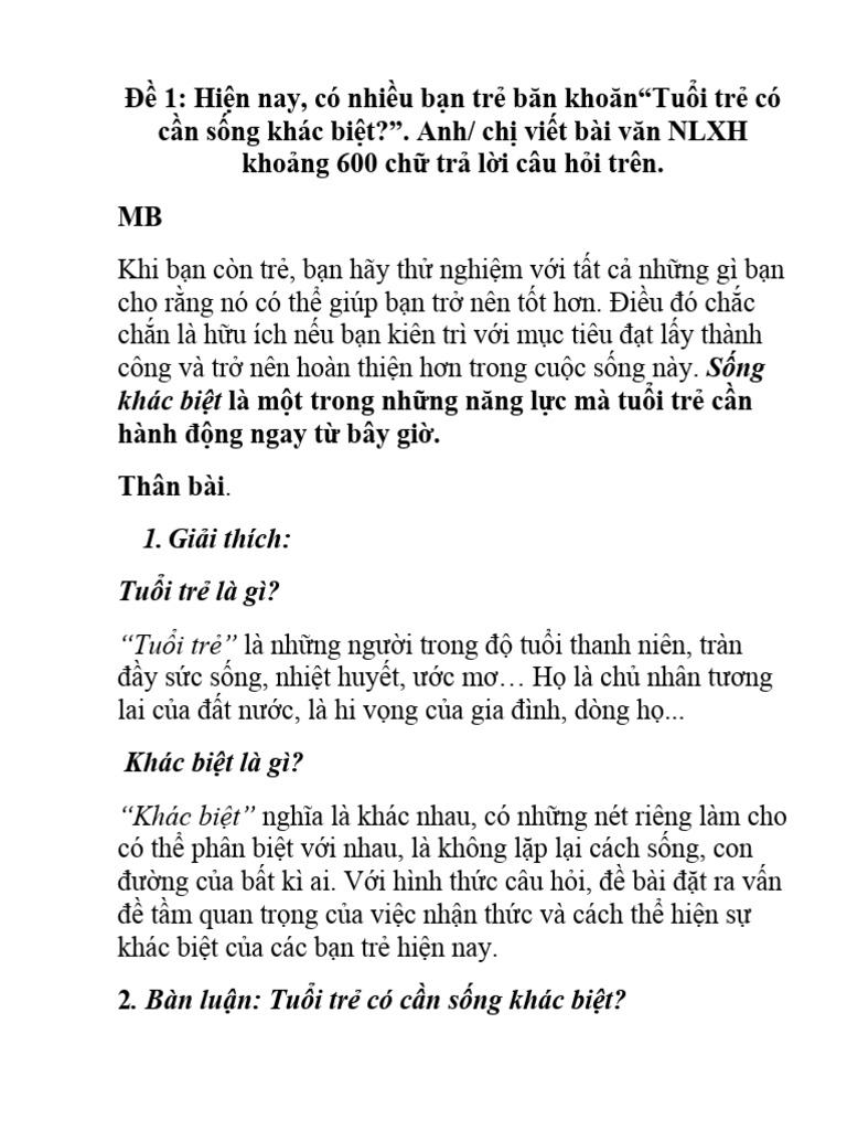 ĐỀ NLXH HSG- 24 | PDF