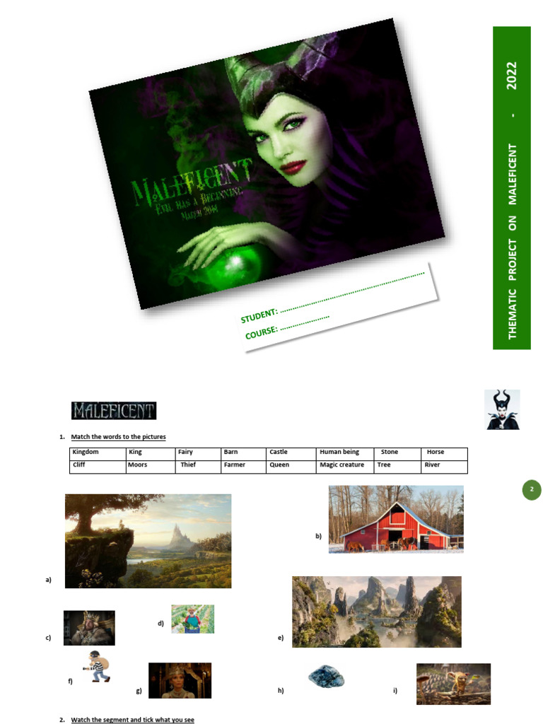 Maleficent - Handout 2022 | PDF