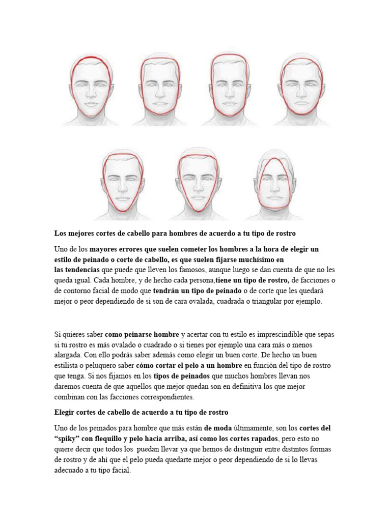 Tipos de Rostros | PDF | Pelo