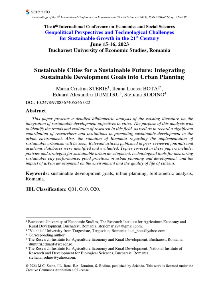 Sustainable Urban Development Trends | PDF | Sustainability ...