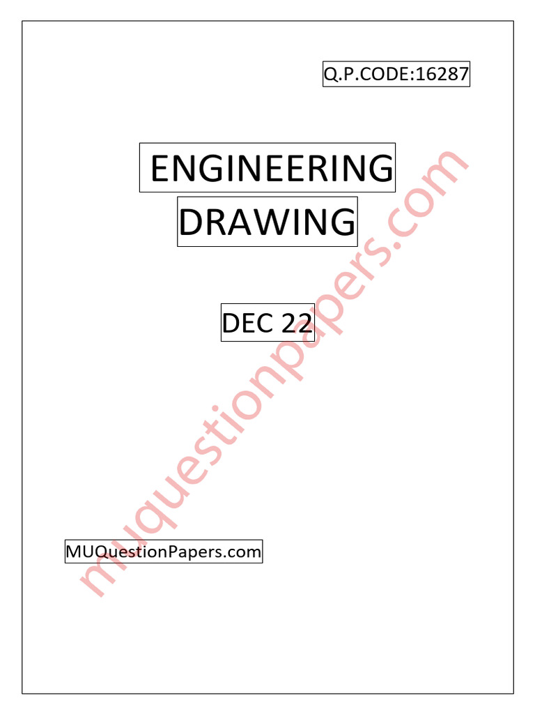 Be First-Year-Engineering Semester-2 2022 December Engineering-Drawing ...