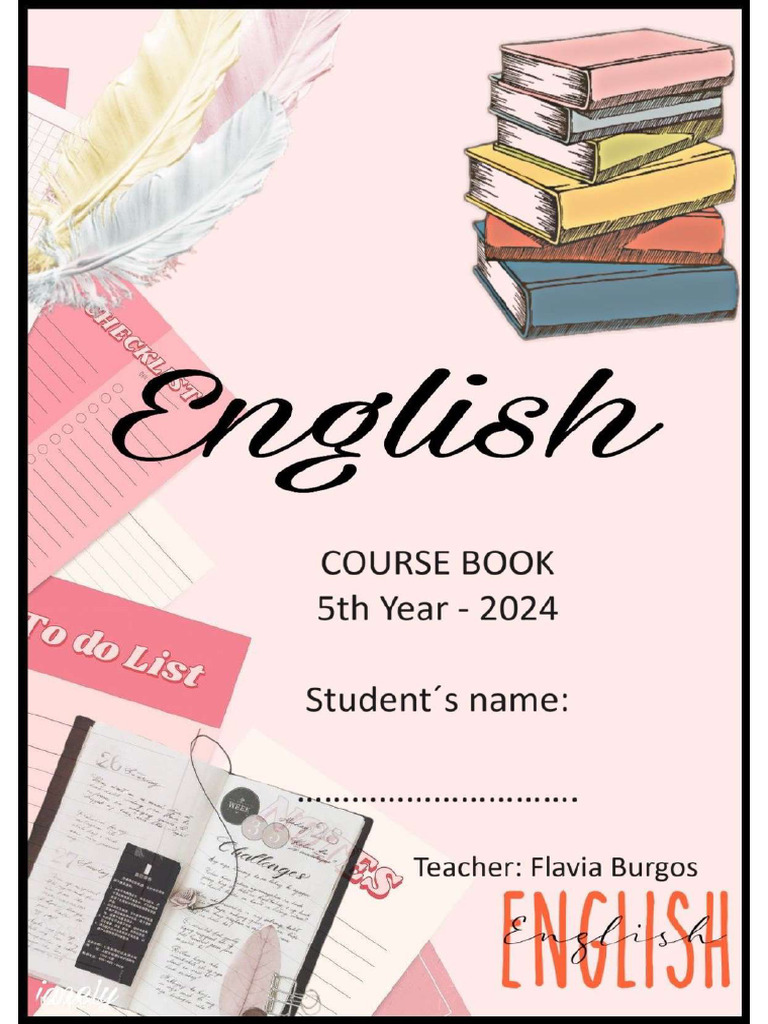 English Booklet 5to info A y B | PDF | Linguistics | Grammar