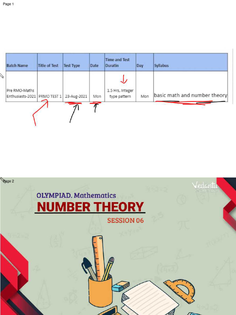 Number Theory - 6 | PDF