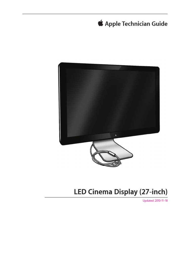 Led Cinema Display 27 | PDF | Usb | Power Supply