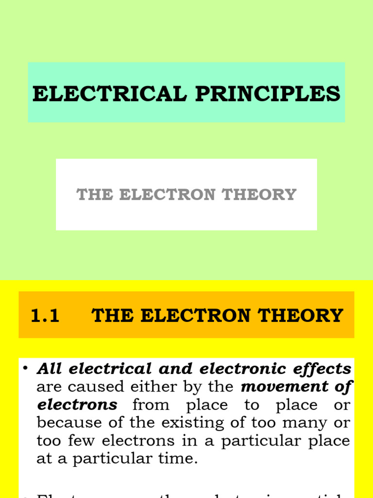 Chapter 2 Epeng 1c Electrical Engineering Current (Semester 1 2024) | PDF | Electrical ...