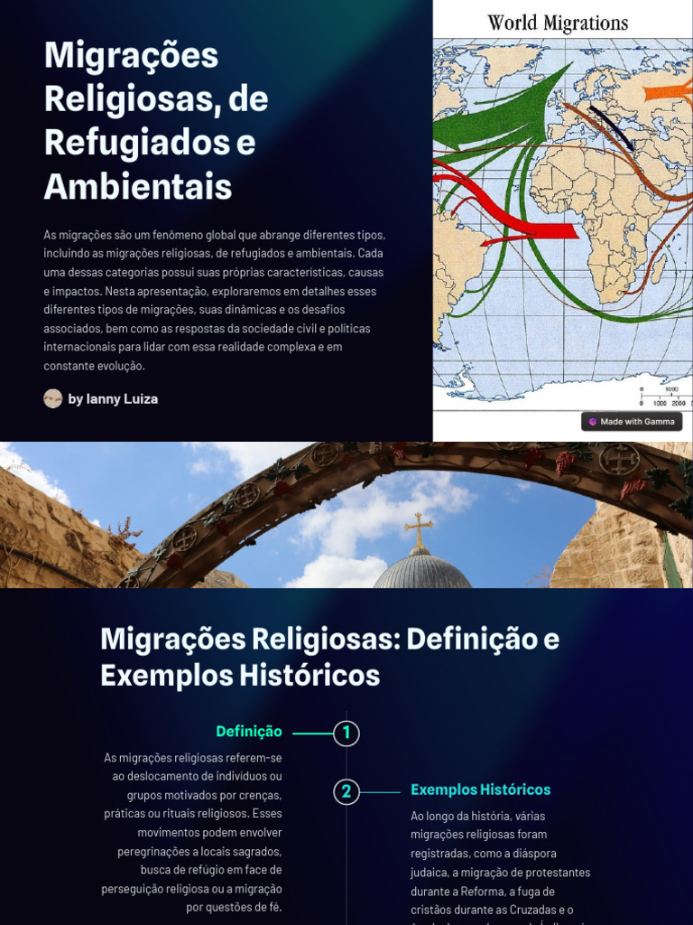 Migrações: Desafios e Respostas | PDF | Refugiado | Migração humana