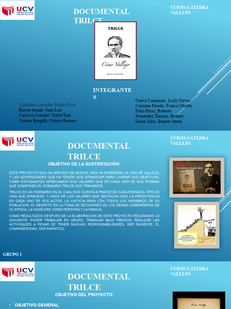 Diapositivas Sustentación Trilce | PDF