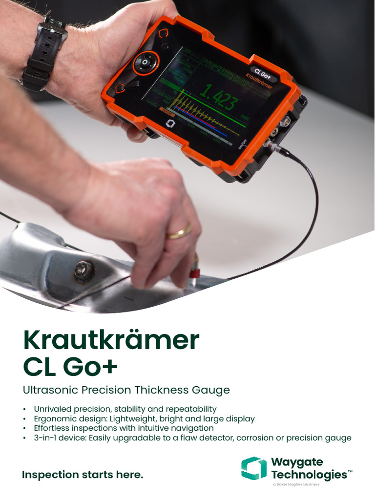 Krautkrämer CL Go+ Brochure_EN | PDF | Sheet Metal | Calibration
