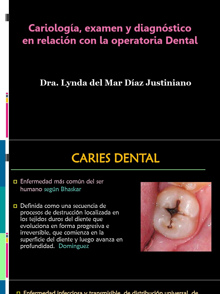 CARIOLOGÍA | PDF | Esmalte de dientes | Diente