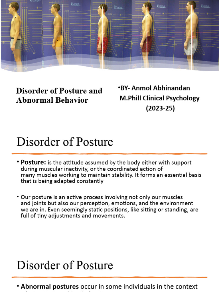 Posture | Download Free PDF | Clinical Medicine | Psychology