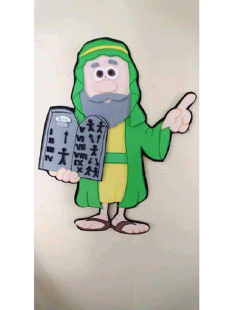 Moisés E A Tábua Dos 10 Mandamentos Moldes Pdf