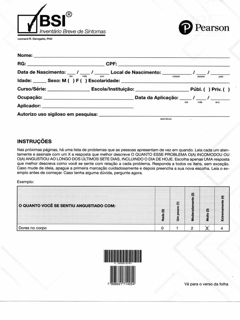 Bis Formulário de Aplicação | PDF