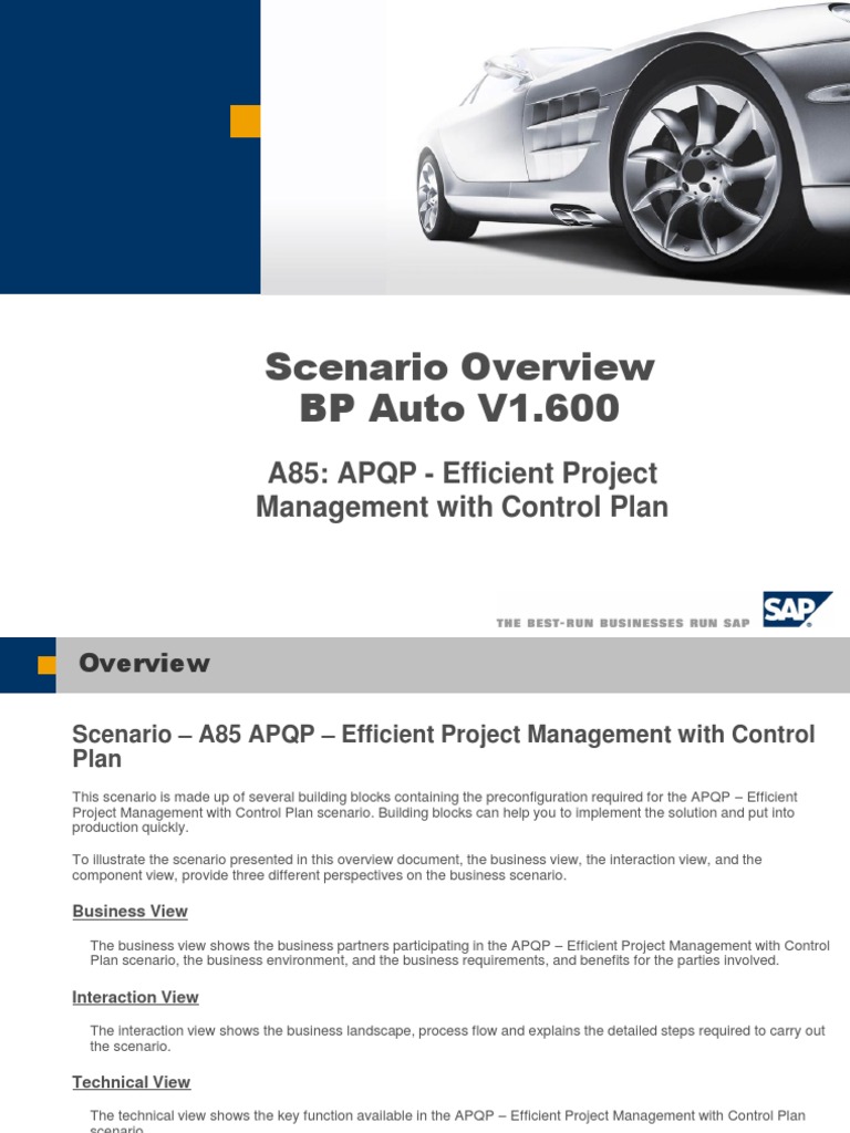 Automotive Scenario Overview en de | PDF | Product Lifecycle | Project ...