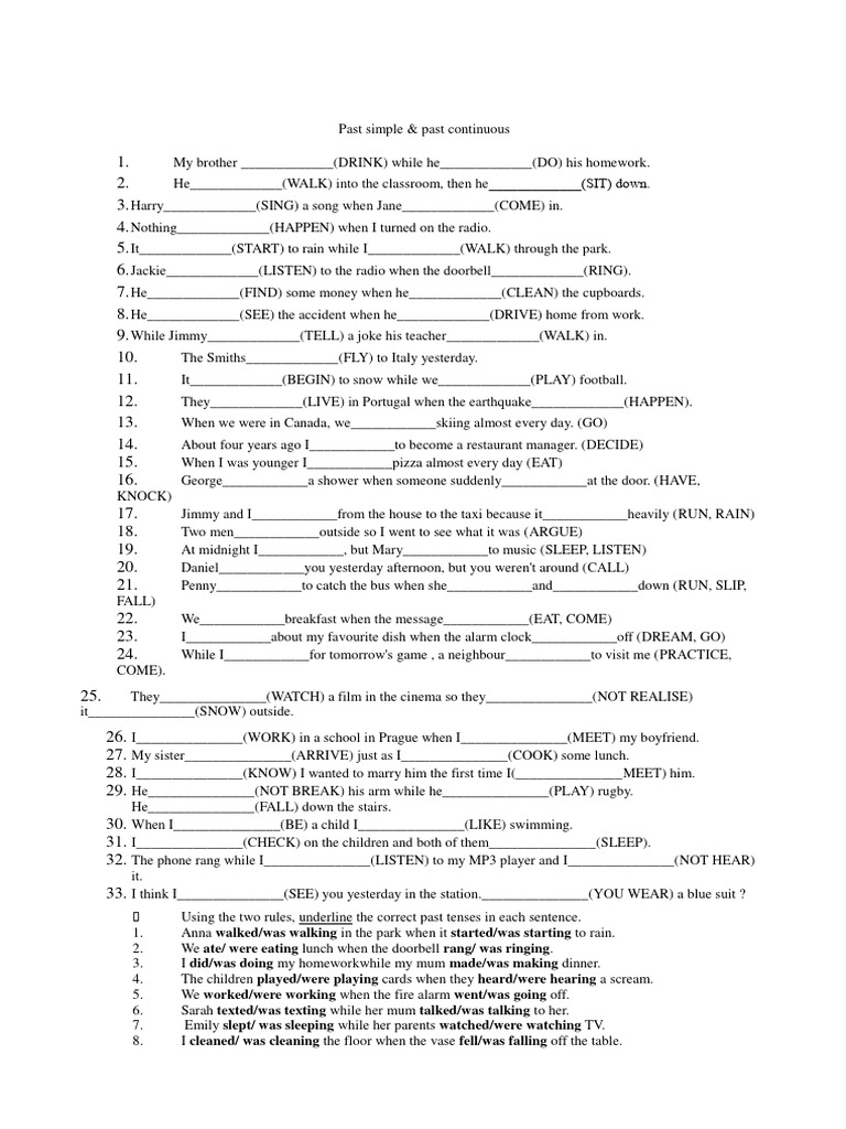 Past S Past C Pdf