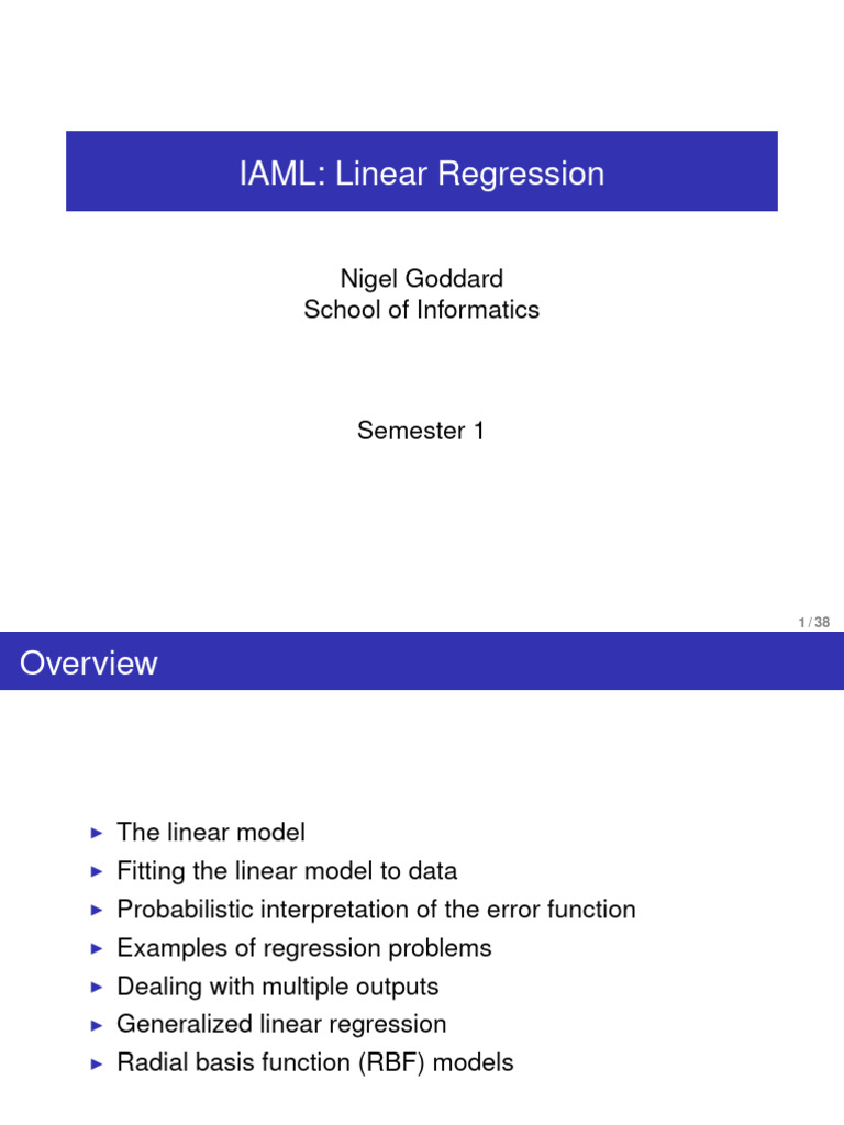 Week 4 Linear Regression Pdf Regression Analysis Errors And Residuals 7430