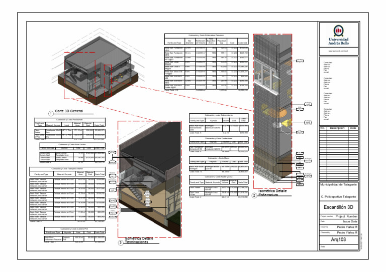 Arq103 - A3 - Escantillón 3D | PDF | edificio | Ingeniería estructural