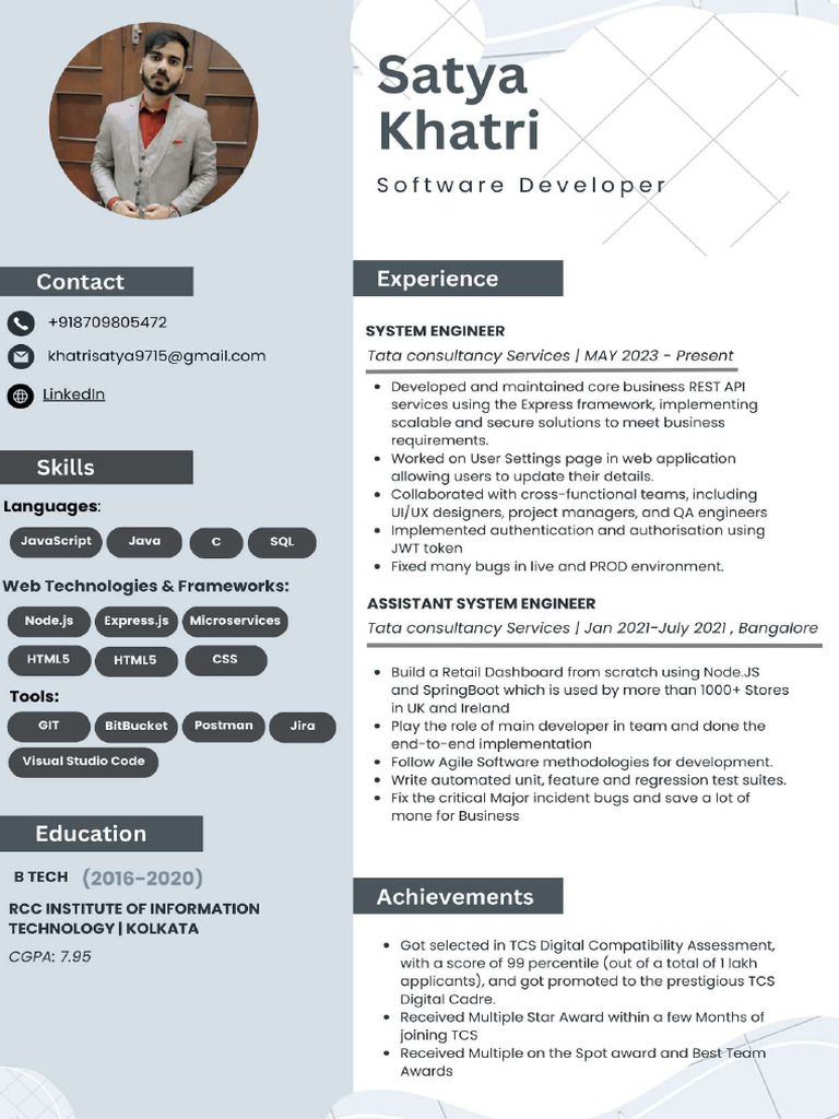 Satya Resume | PDF