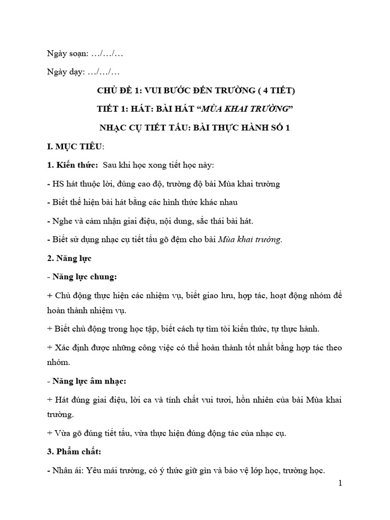 Tech12h Am Nhac 6 CTST - Ban Moi | PDF