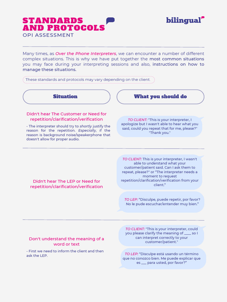 OPI Protocols | PDF | Language Interpretation | Profanity