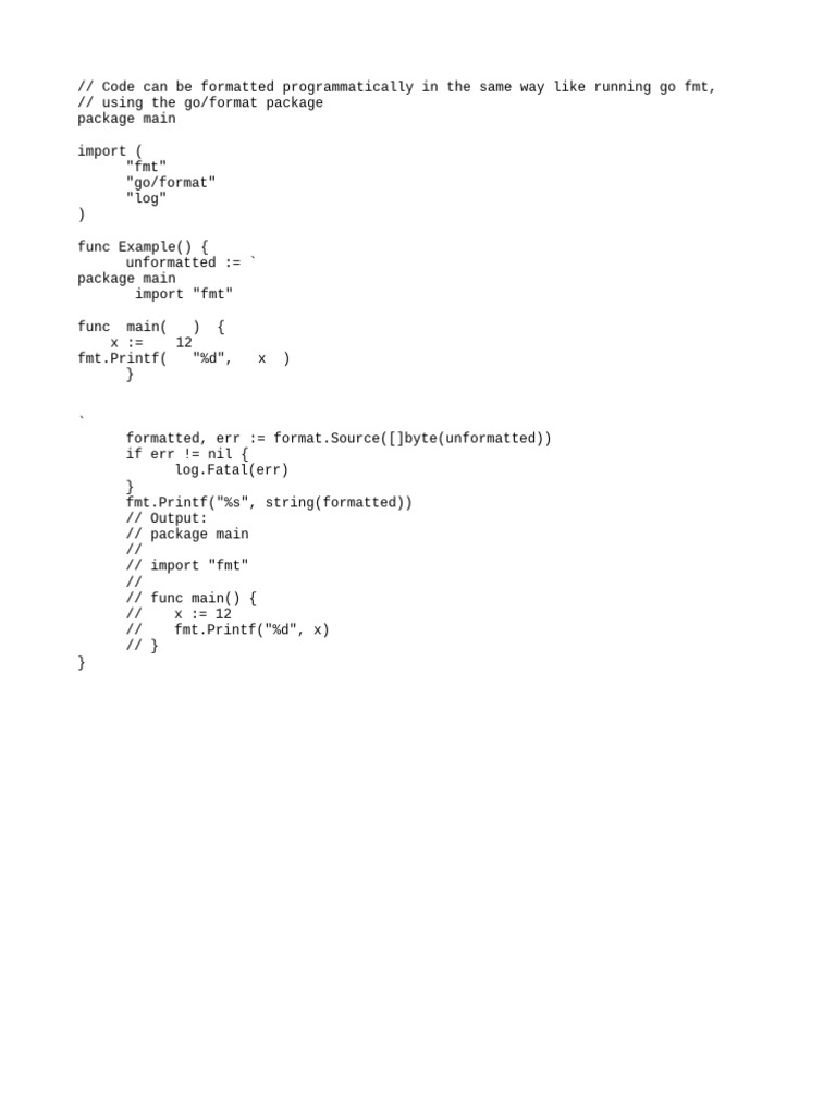 Algo Practice in Go | PDF