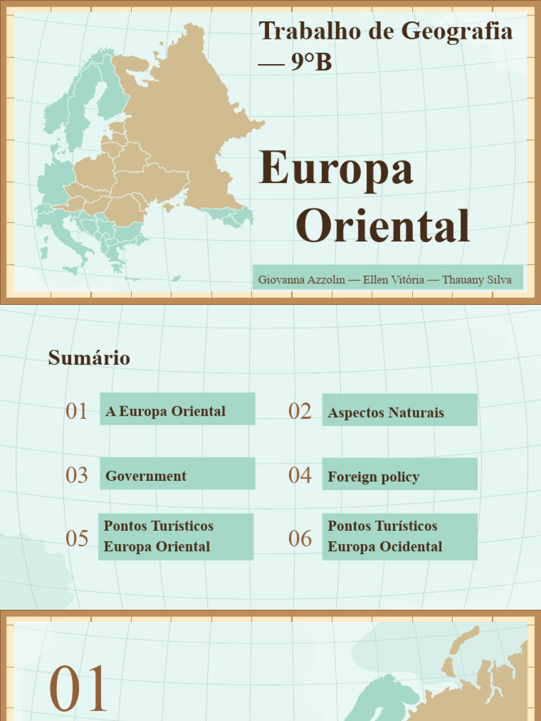 Geography Subject For High School - Eastern Europe by Slidesgo | PDF ...