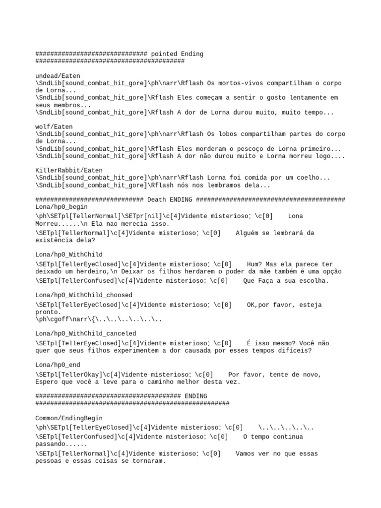 Common Ending | PDF | Juvenil