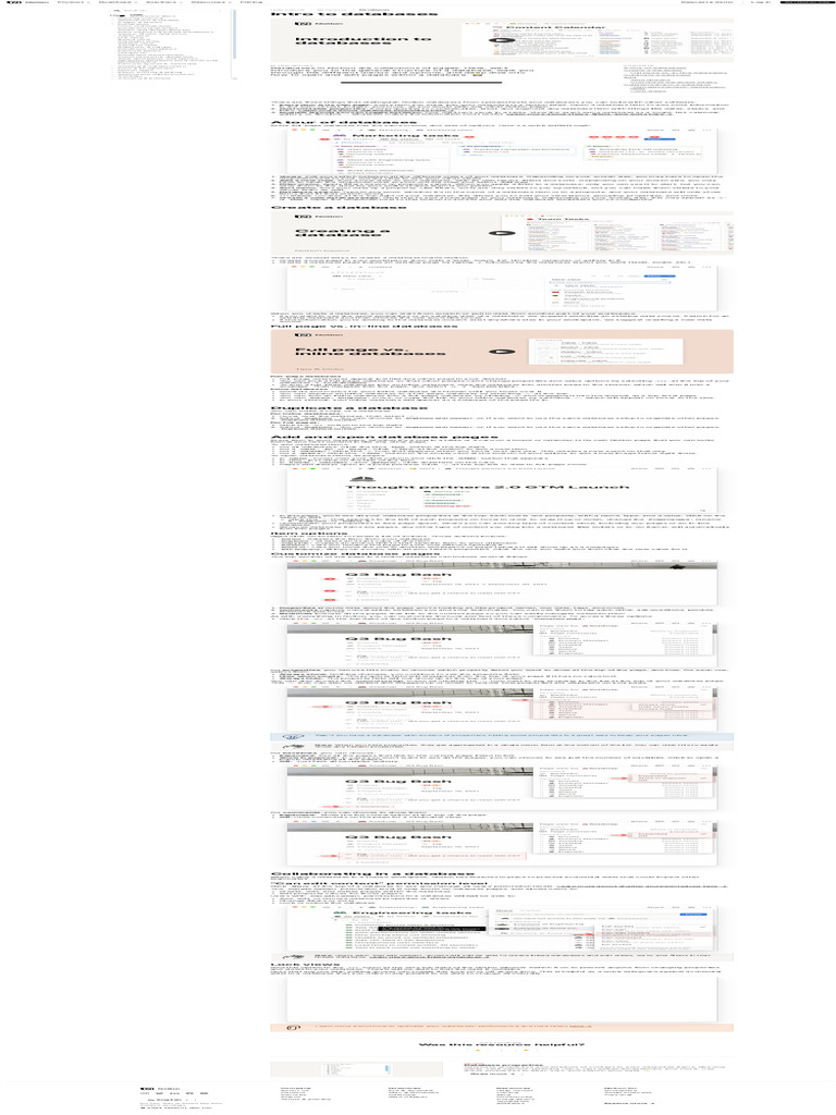 Intro To Databases - Notion Help Center | PDF | Databases | Computing