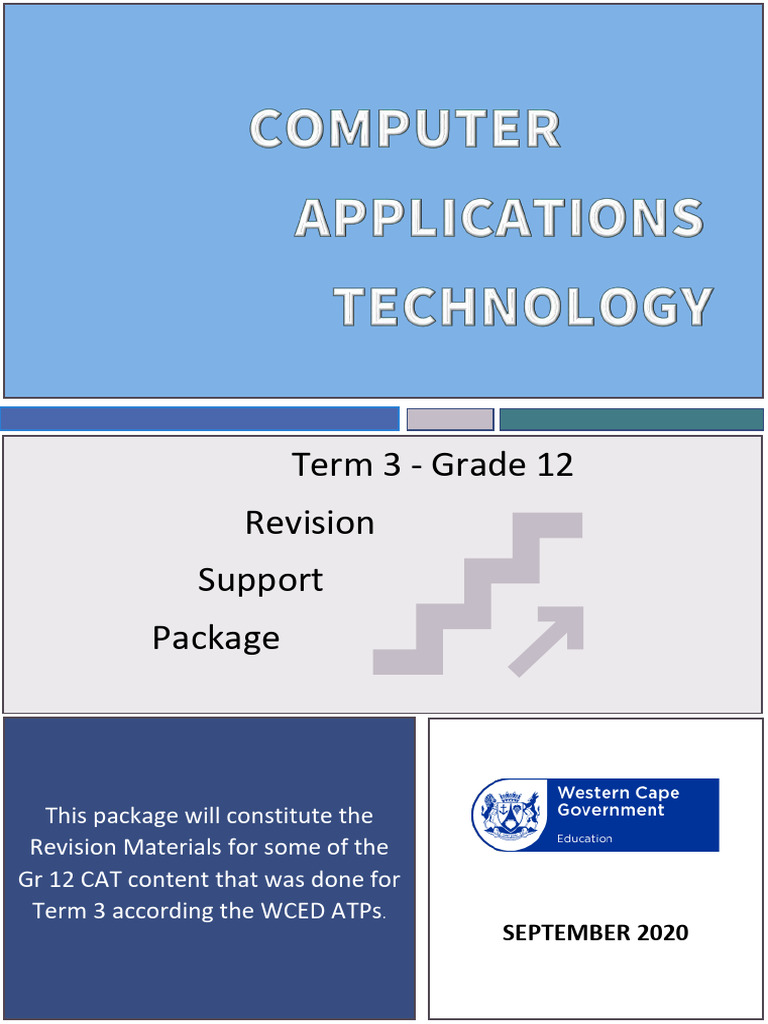 Grade 12 CAT Term 3 Revision Guide | PDF | Computer Network | Internet