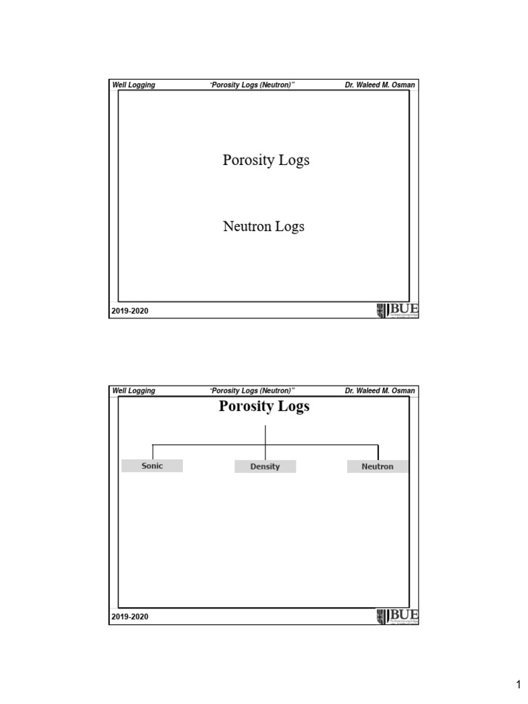 Well Logging 7 - Neutron | PDF | Neutron | Atomic Nucleus