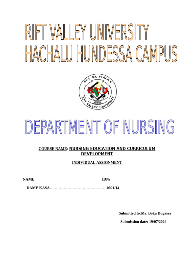 Nursing Education and Curriculum Development | PDF | Curriculum | Educational Assessment