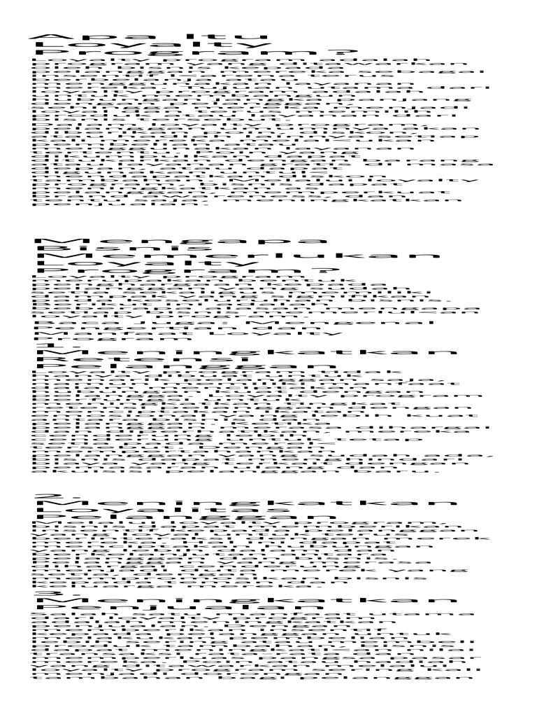 Apa Ltu Loyalty Program? | PDF | Bisnis