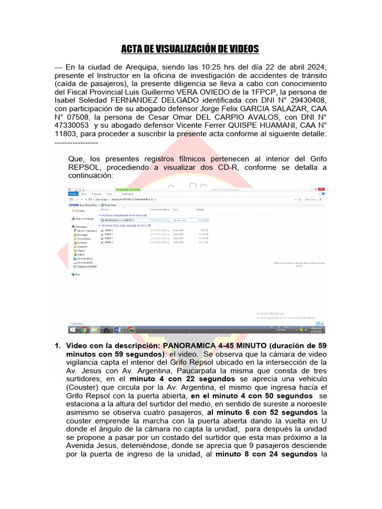 10 Acta de Visualizacion de Fotos y Videos | PDF 10 Acta de Visualizacion de Fotos y Videos | PDF