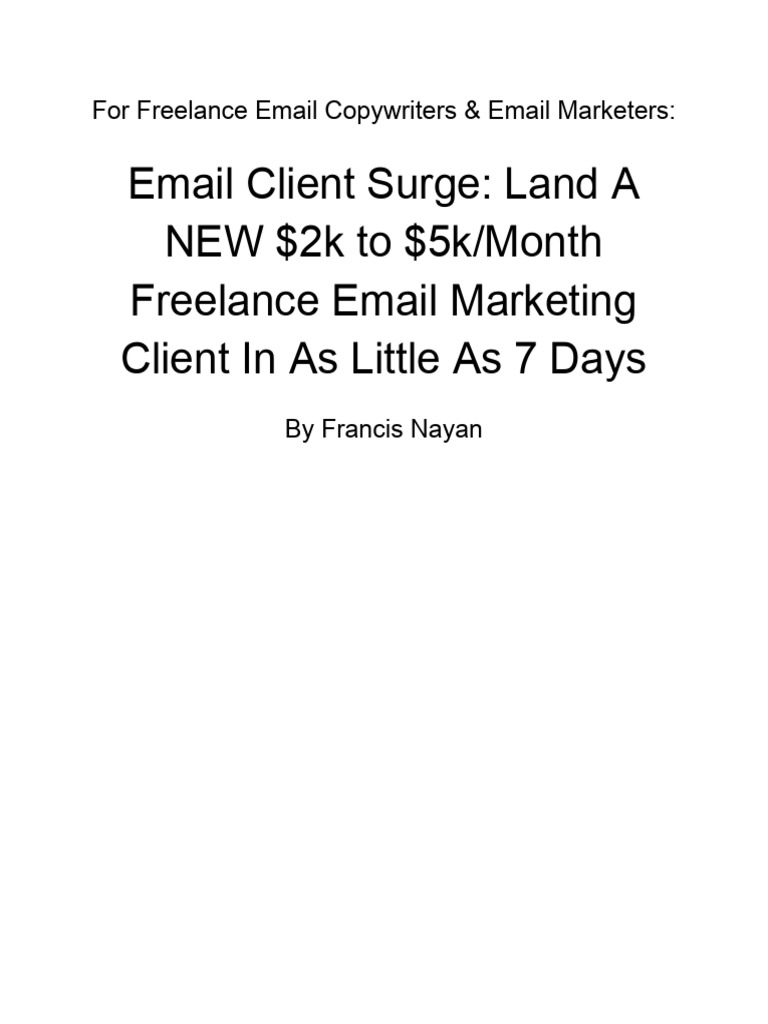 Email Client Surge PDF | PDF | Social Media | Popular Culture & Media ...