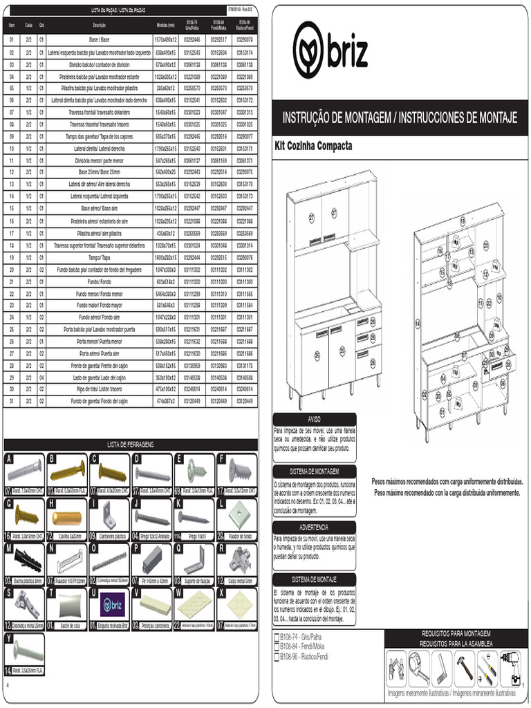 b108 Kit Cozinha Compacta | PDF