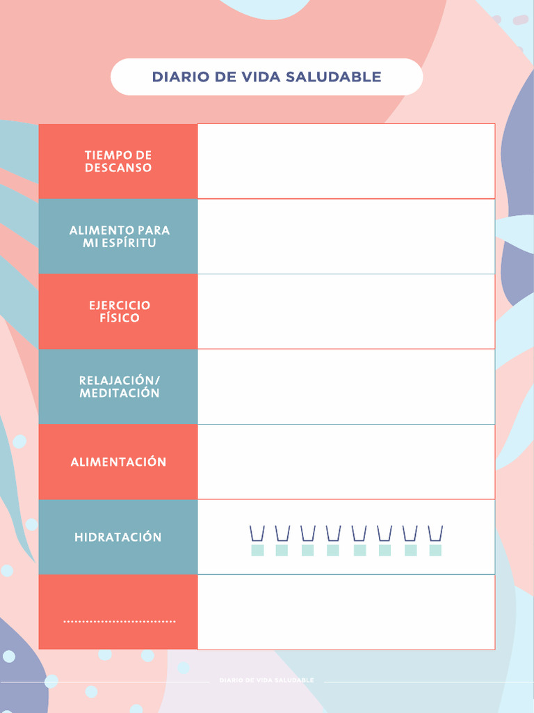 Diario de Vida Saludable | PDF