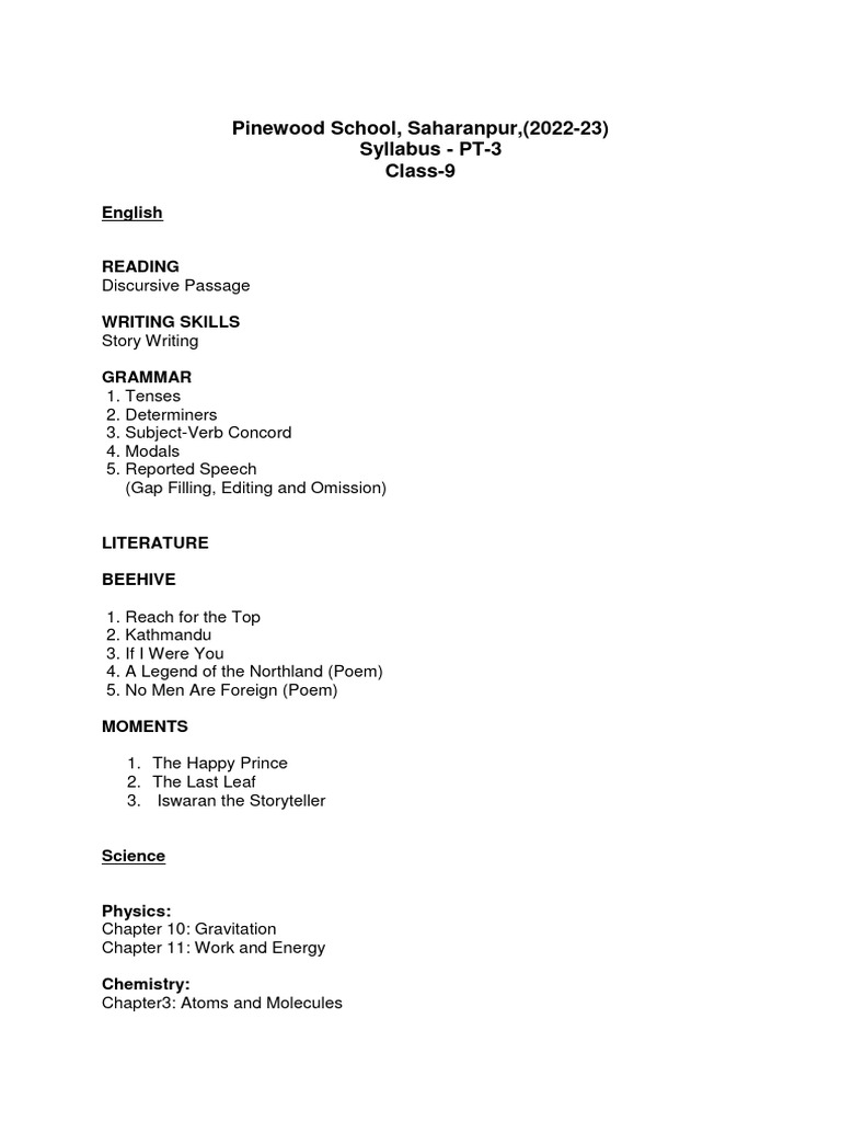 Class 9 PT3 | PDF | Information Technology | Information And Communications Technology