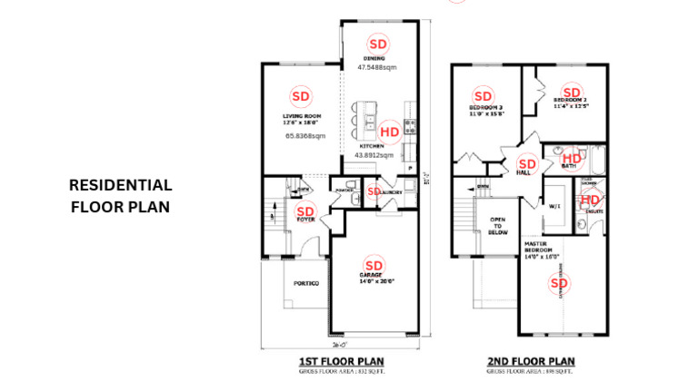 Residential Floor Plan Layouts | PDF