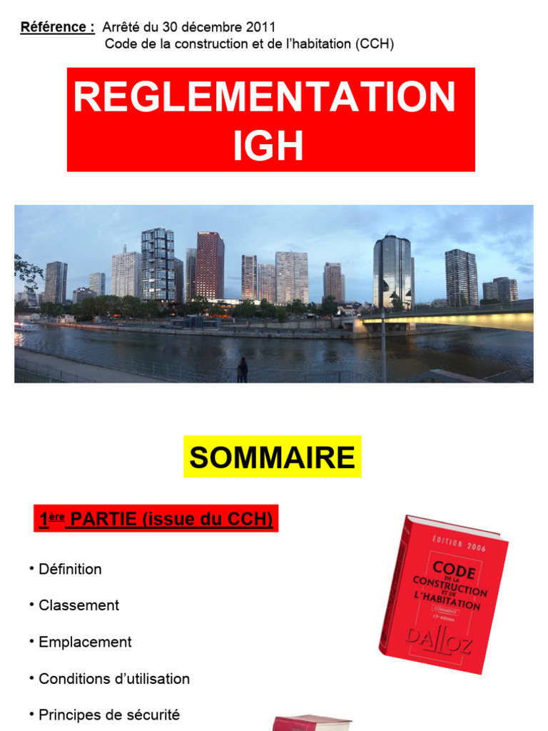 Reglementation Igh | PDF | Lutte contre l'incendie | Feu