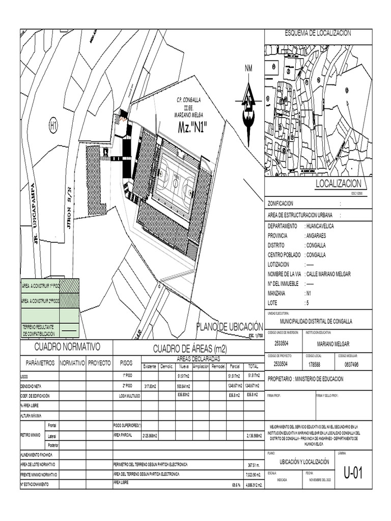 1.0 Plano de Ubicacion y Localizacion-U-01 | PDF