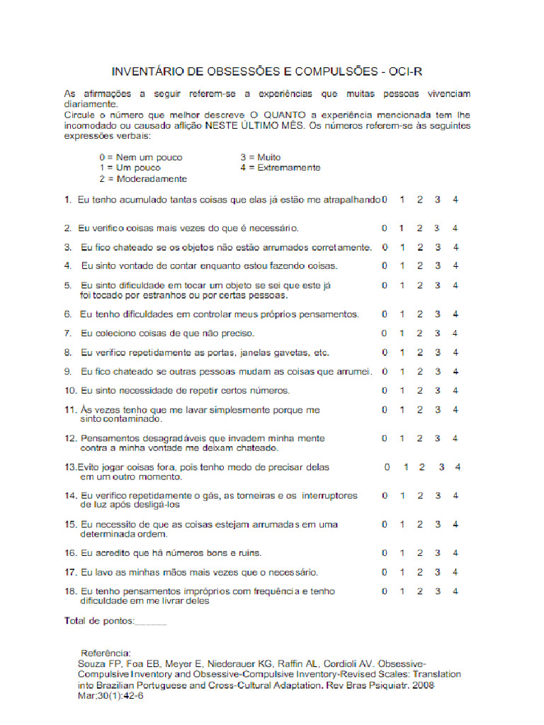 OCI - Revised - Portugues | PDF